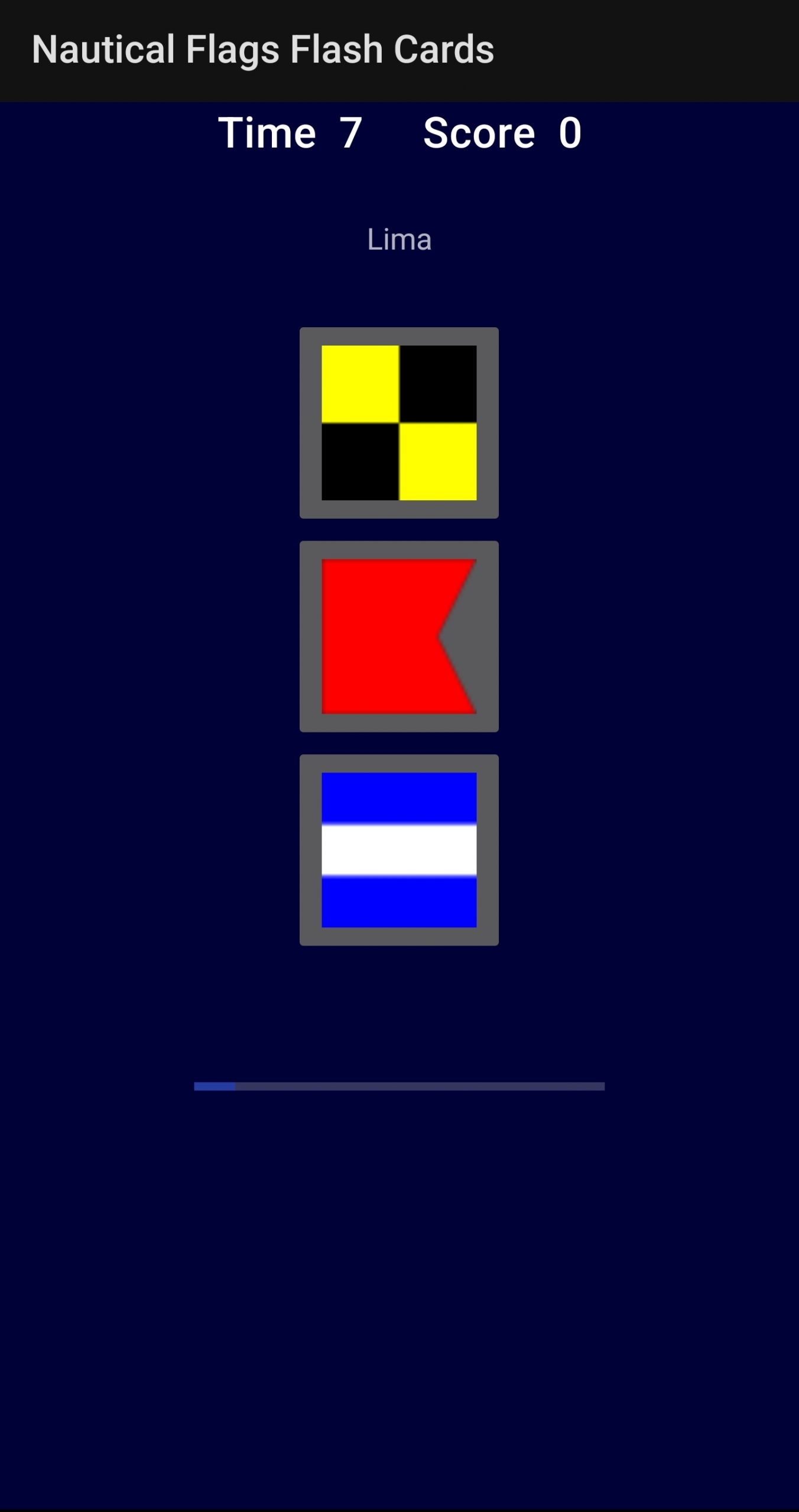 Nautical Flag Flash Cards – Regatta Racer